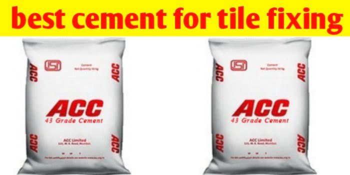 Which is best cement for tile fixing OPC or PPC - Civil Sir